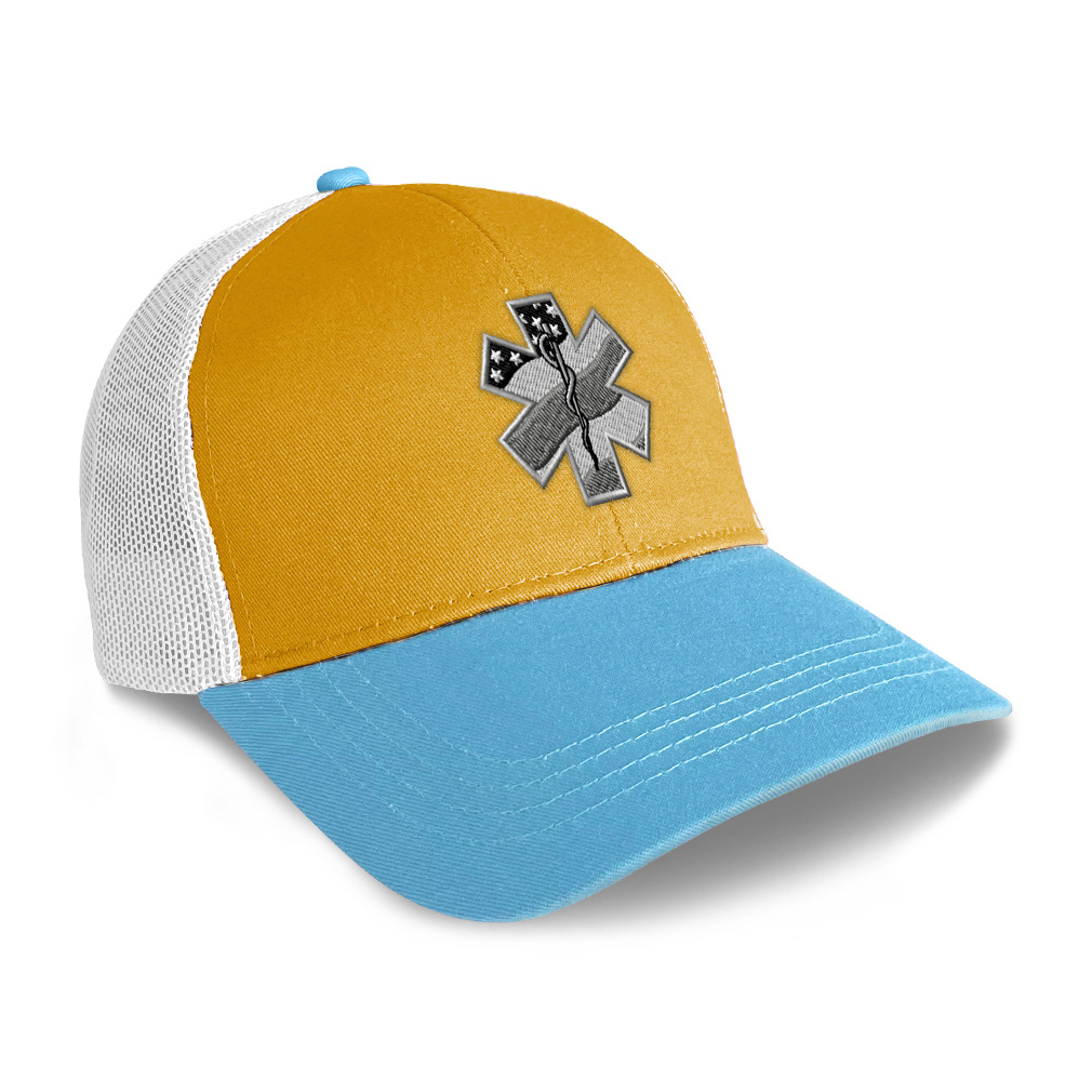 Trucker Hat for Men & Women Paramedic A Cotton Snapback Baseball Cap | eBay