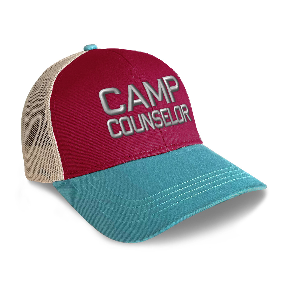 Trucker Hat for Men & Women Camp Counselor Cotton Snapback Baseball Cap ...